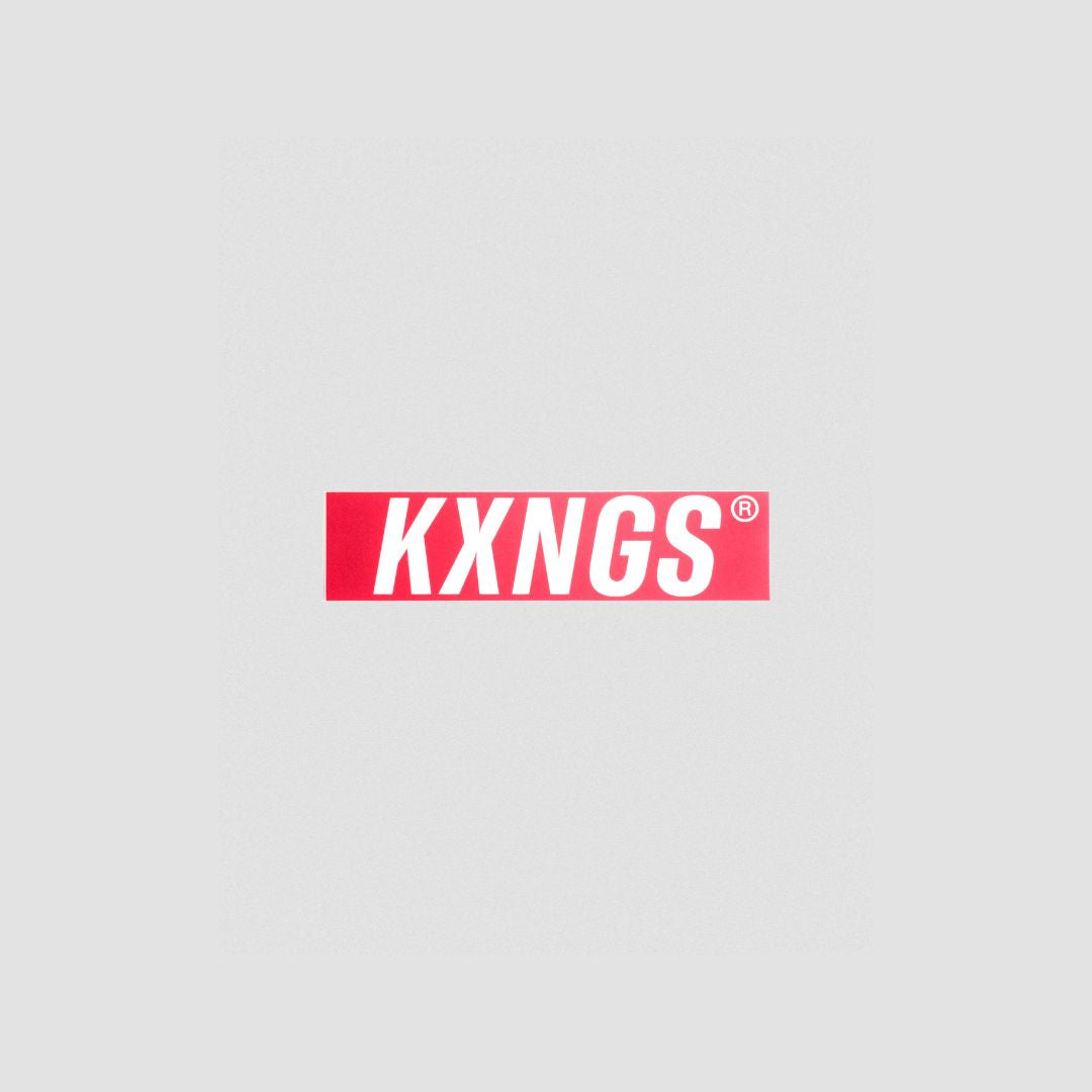 Red Logo Sticker – KXNGS